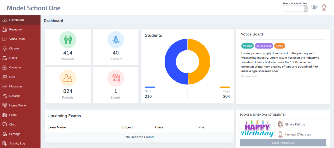 School Administrative Software | Modern ERP Software