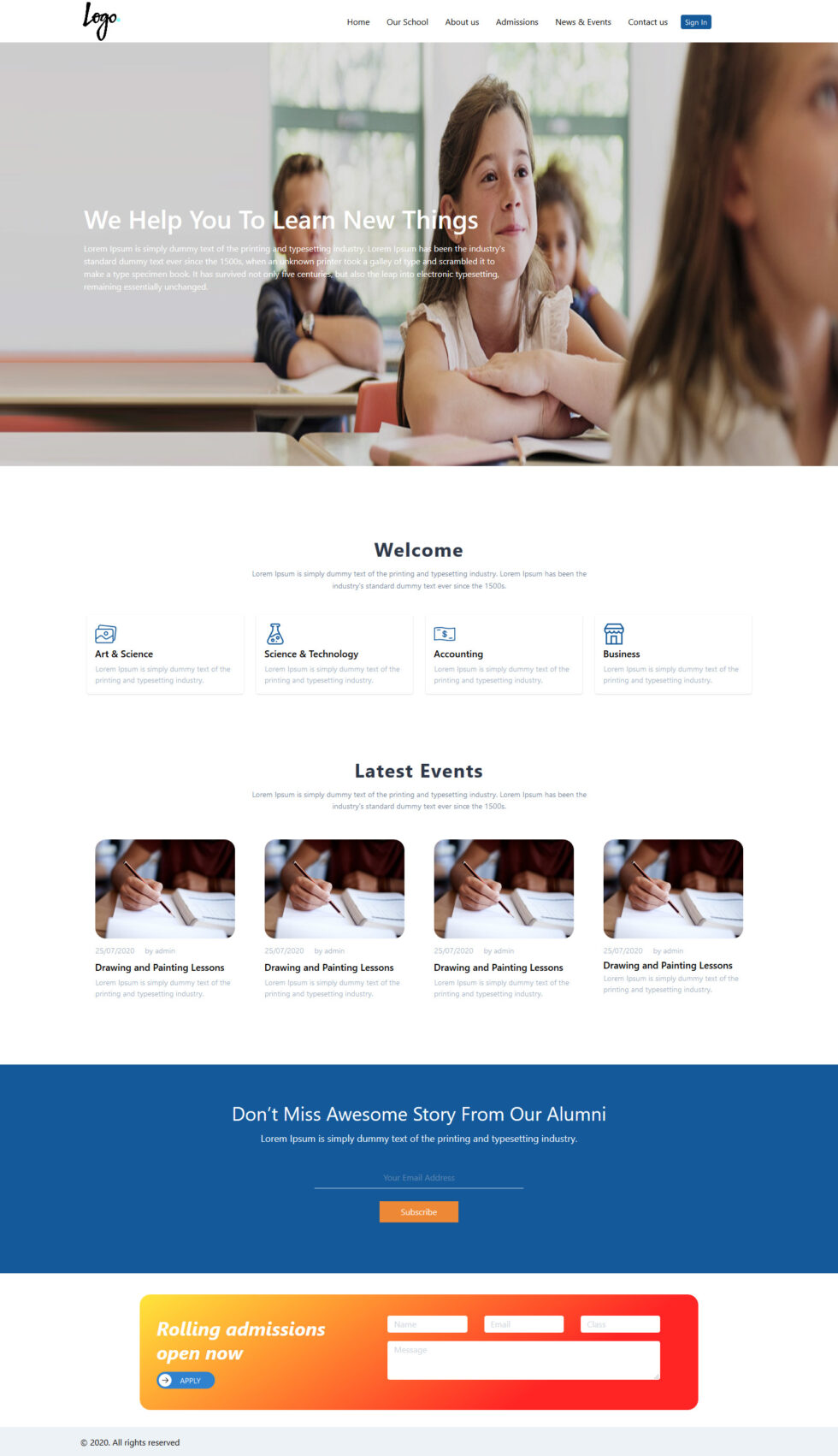 School Website Design and Development